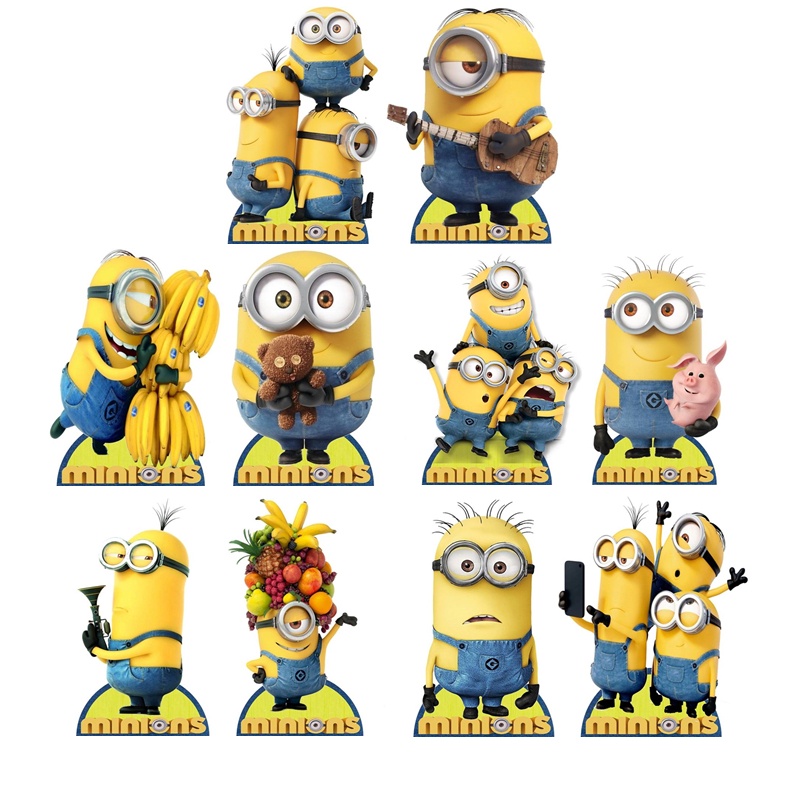 KIT Minions com 10 Displays de 20cm em mdf de 3mm | Shopee Brasil