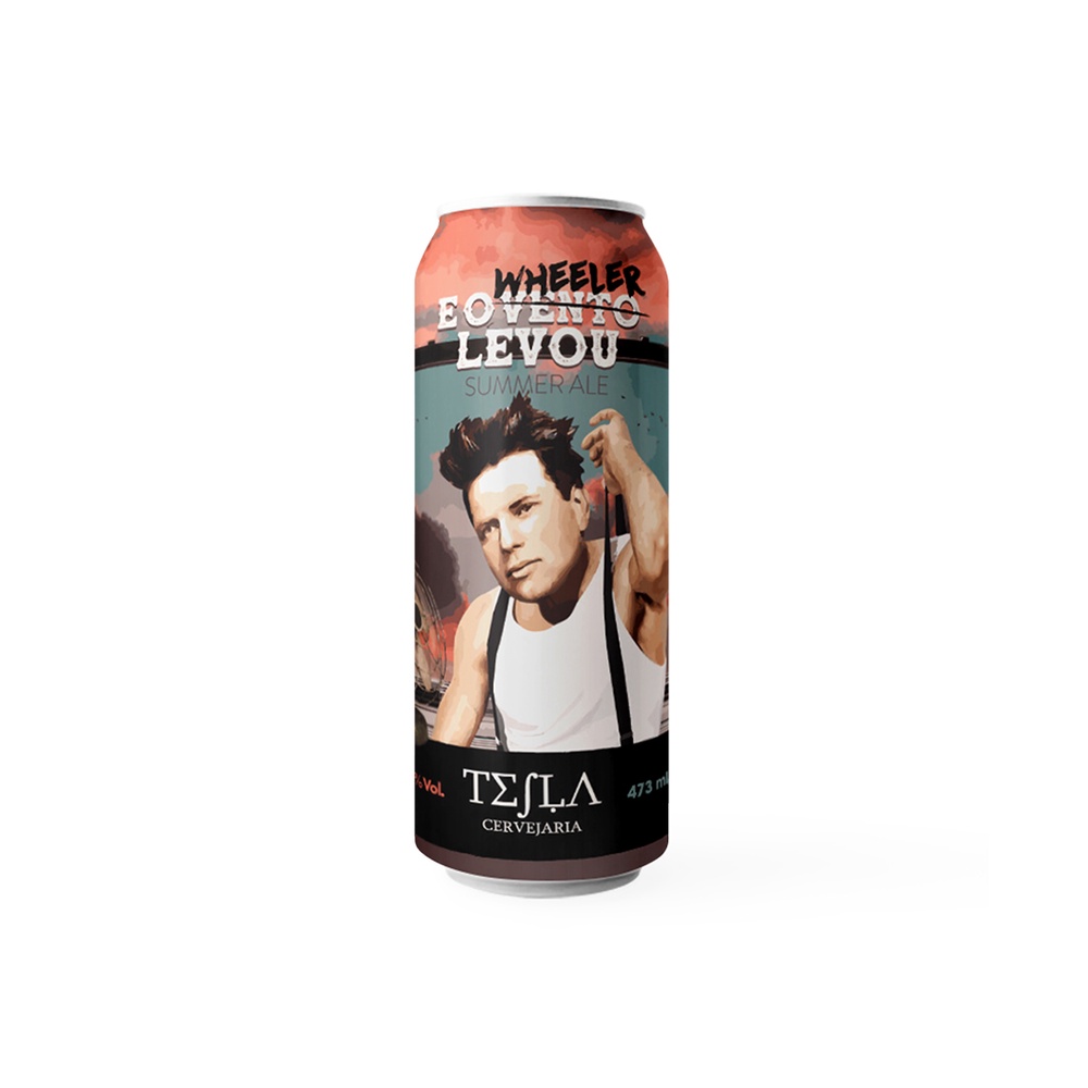 Cerveja Tesla - E o Wheeler levou - Lata 473ml | Shopee Brasil