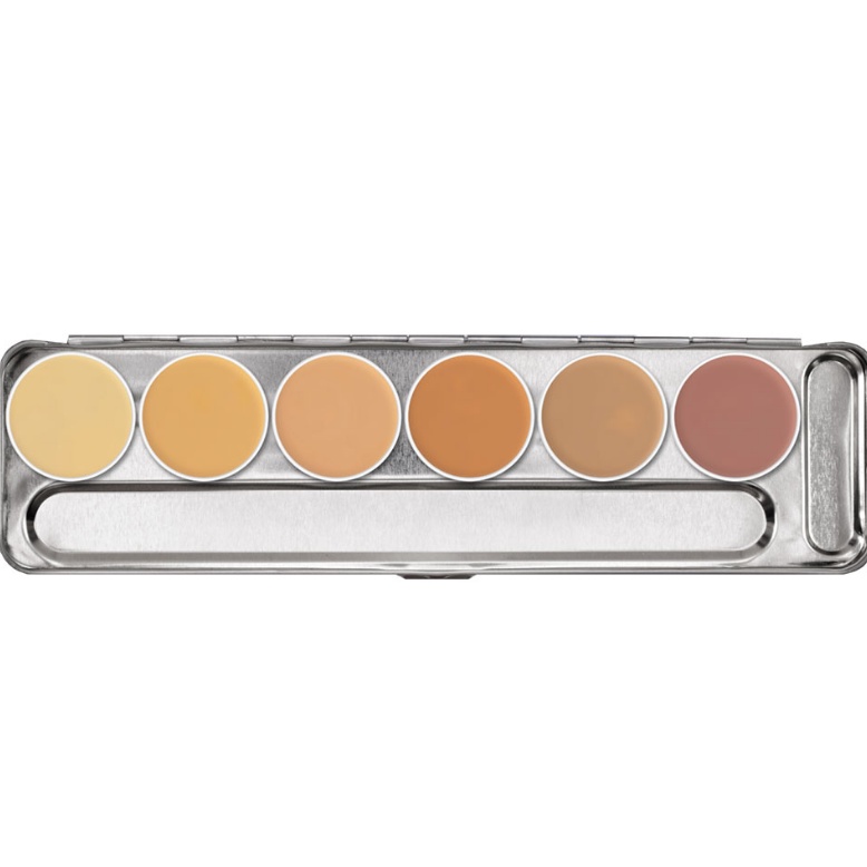 Kryolan Dermacolor Paleta 6 Cores - Modelo H | Shopee Brasil