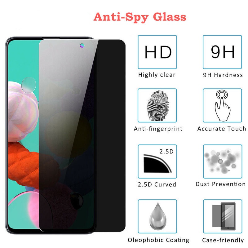 Privacidade Filme De Vidro Temperado Samsung Galaxy A54 A14 A04 A04S A04E A12 A32 A33 A72 A52 ...