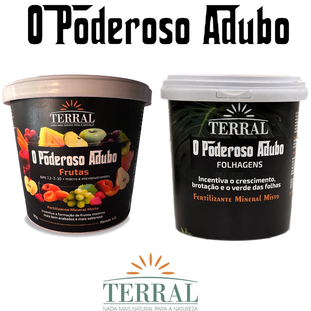 O PODEROSO adubo FRUTAS e FOLHAGEM - TERRAL Fertilizante NPK | Shopee ...