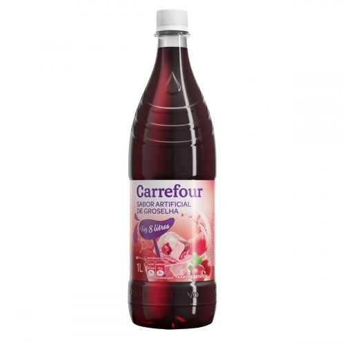 Xarope Concentrado Sabor Groselha 1 Litro Carrefour | Shopee Brasil