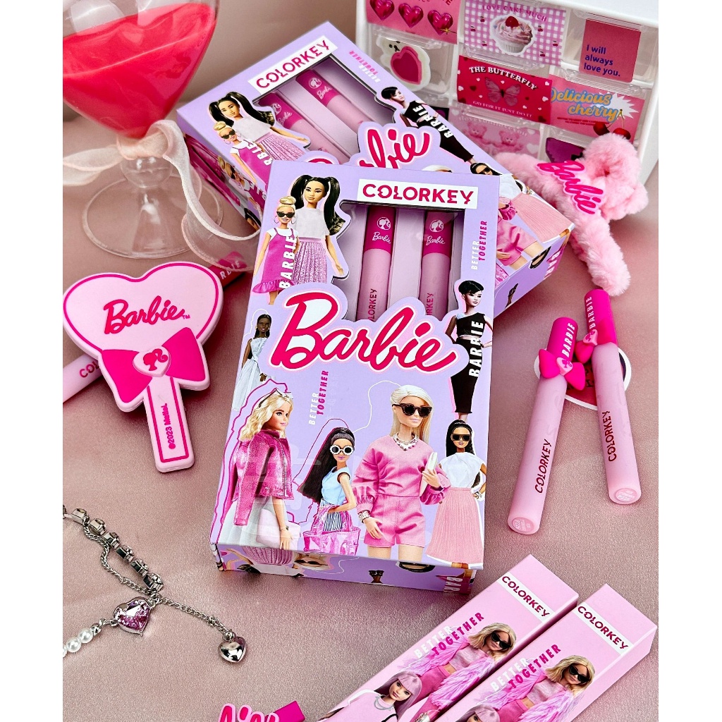 F Primeiro lançamento!Colorkey Kolaqi Barbie Co-Branded Gift Box 6 ...