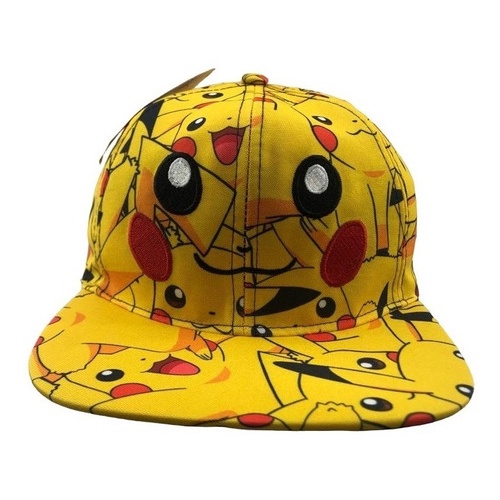 Bone Do Pikachu Pokemon Com Regulador De Pvc Sublimado | Shopee Brasil