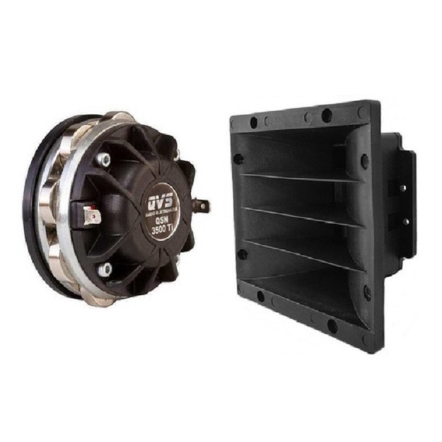 Kit Driver Qvs 3500 Ti 80 Rms + Guia De Onda Som Profissional Line ...