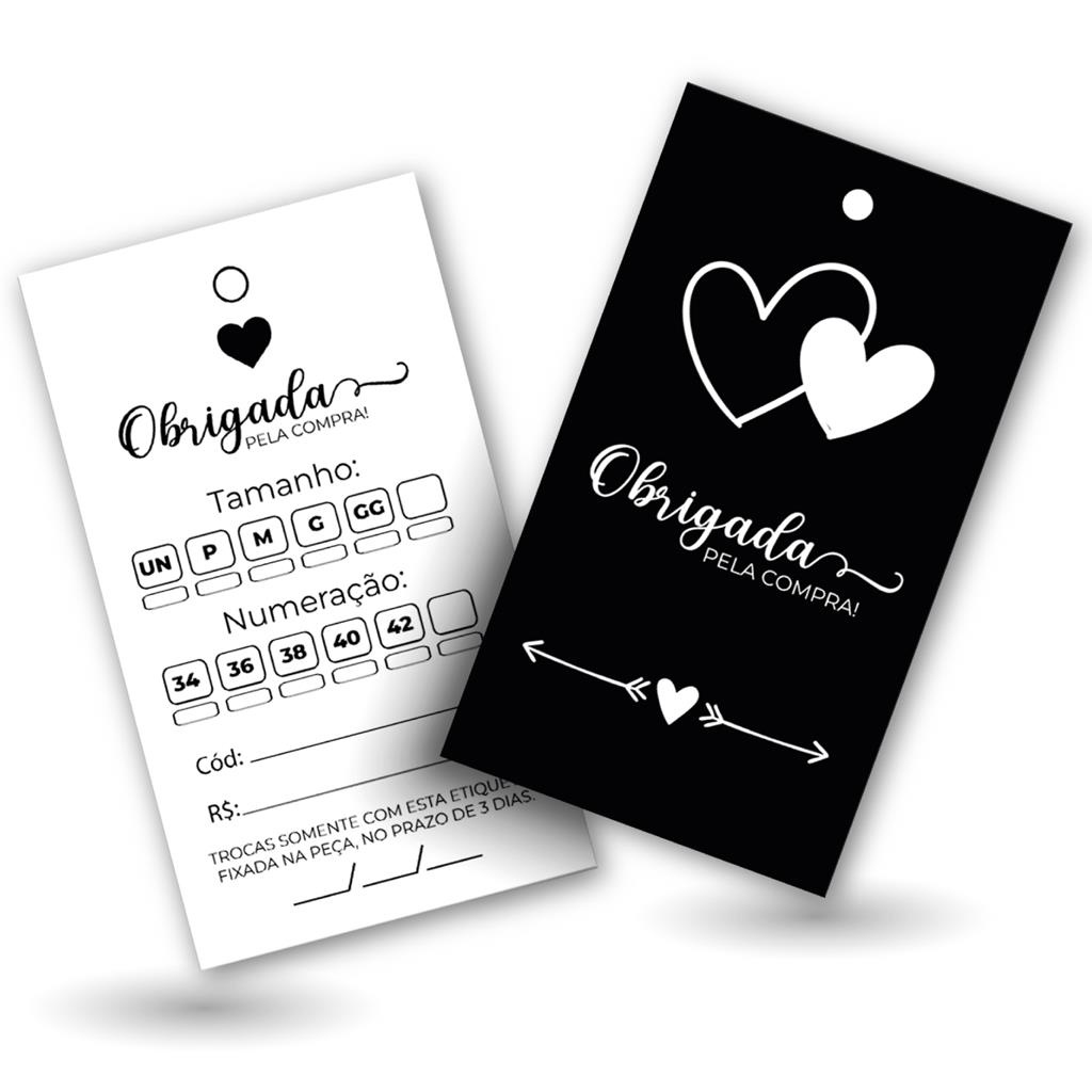 Etiqueta Tags para Roupas Lindos Modelos Cartao de Agradecimento ...