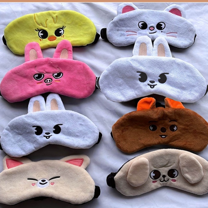 Kpop Stray Kids World Tour MANIAC Skzoo Eye Mask Com Proteção Para Os ...