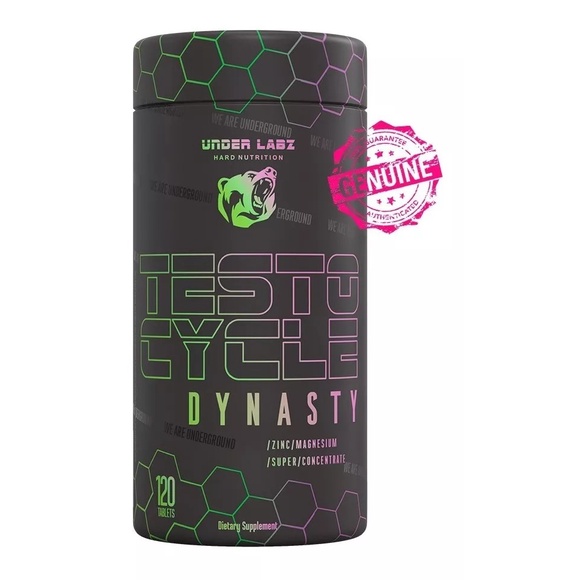 TESTO CYCLE DYNASTY 120 CAPS UNDERLABZ | Shopee Brasil