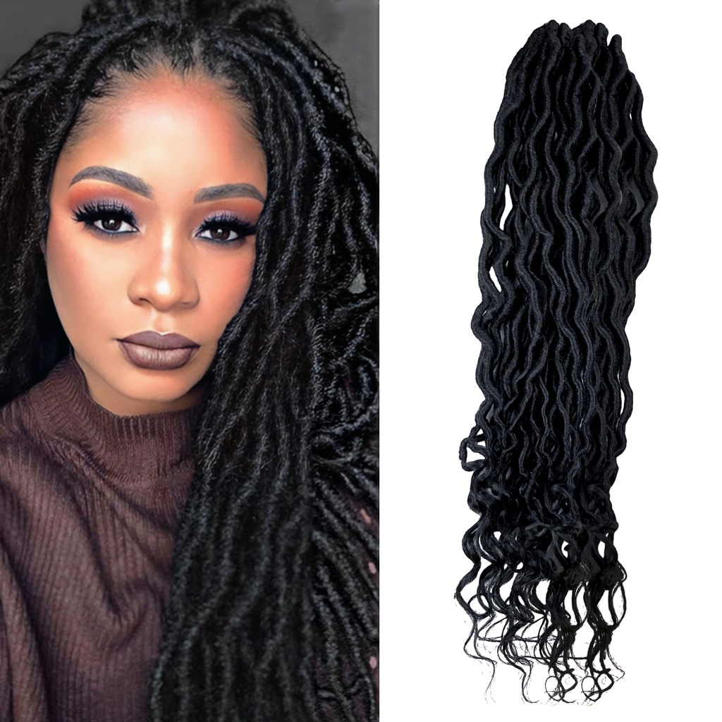 Cabelo Crochet Braid Goddess Faux Lock d Diversas Cores 300g | Shopee ...
