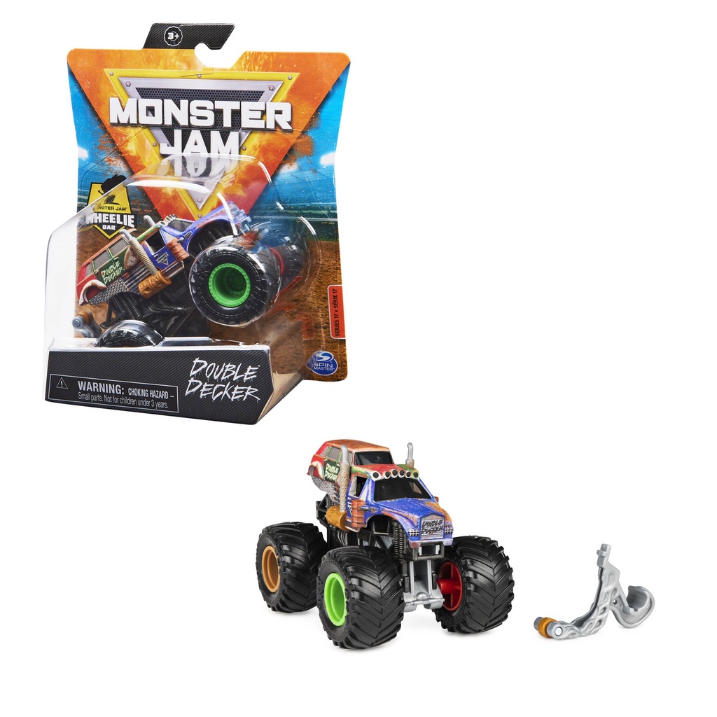 Carrinho Double Decker Monster Jam Escala 1:64 Colecionável | Shopee Brasil