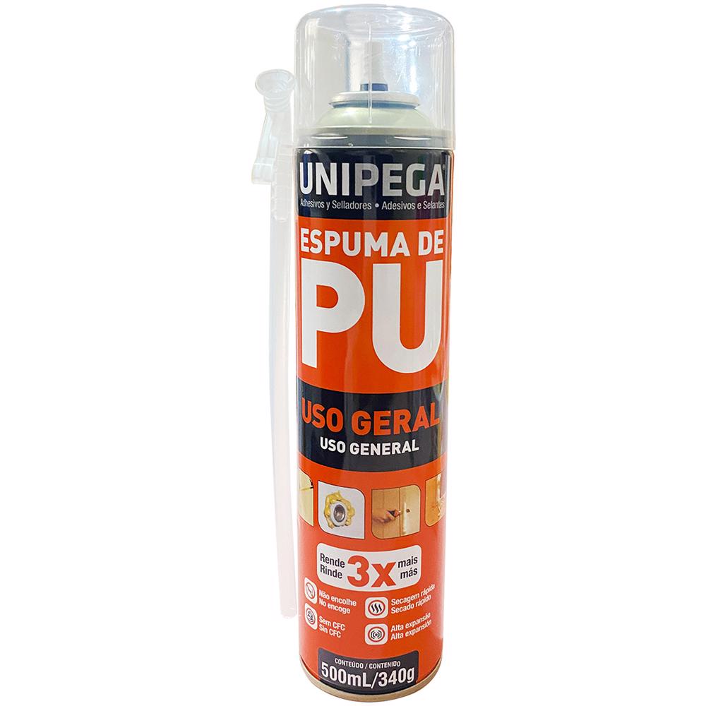 Espuma Expansiva De Poliuretano Selante Lata 500ml UNIPEGA | Shopee Brasil