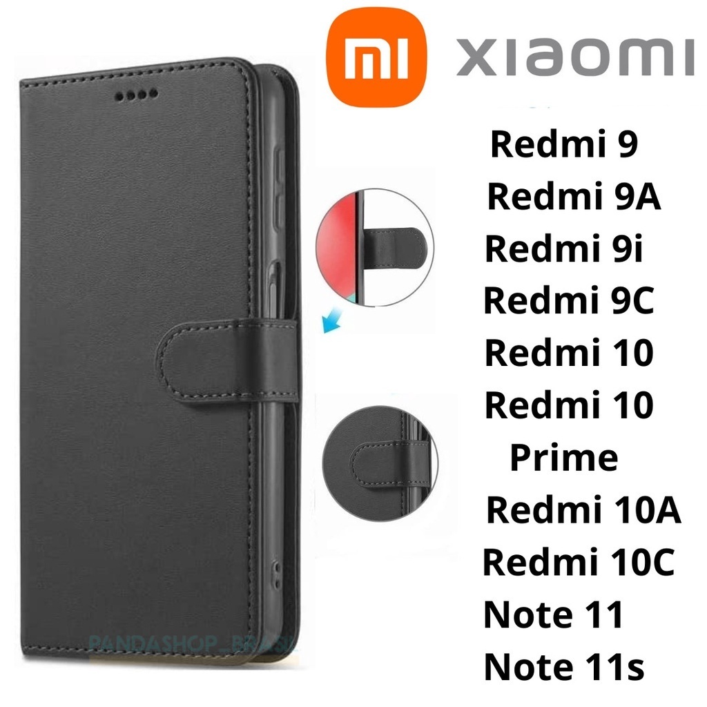 Capa Capinha Carteira Flip Para Xiaomi Redmi 9 / 9A / 9C / 10 / 10A ...