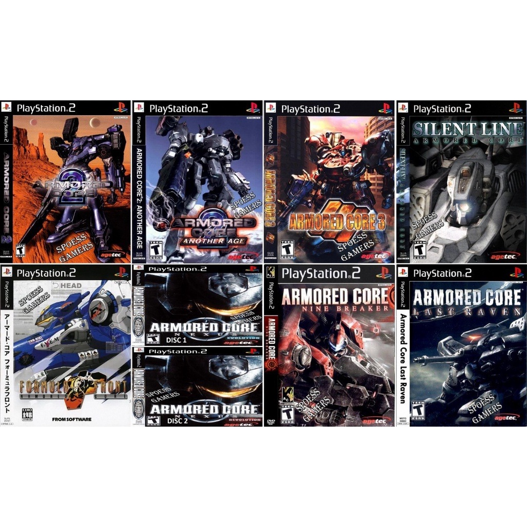 Armored Core Ps2 Coleção ( 9 Dvd ) Patch | Shopee Brasil
