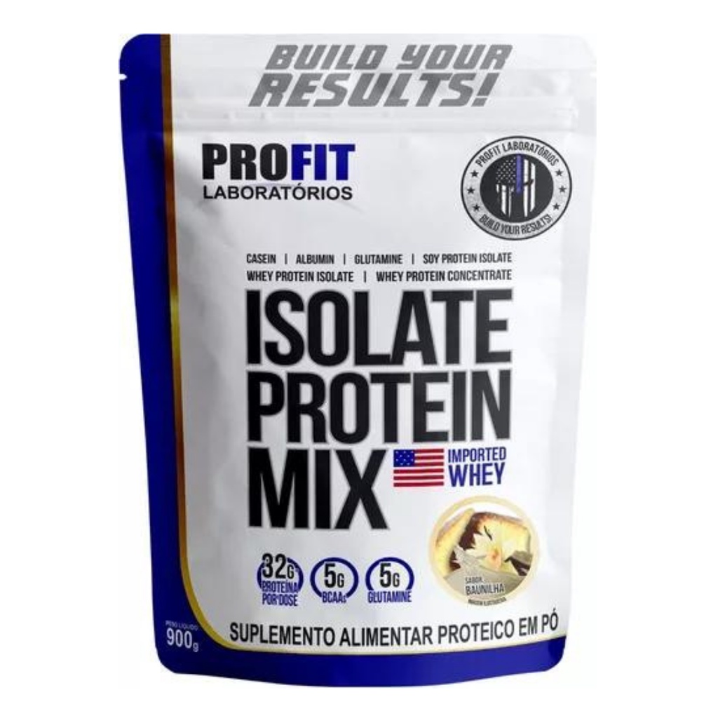 Whey Protein Isolado Mix Refil 900g - Profit | Shopee Brasil