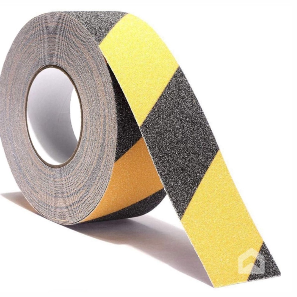 Fita Antiderrapante Zebrada 10mts X 50mm Amarela Preta Forte | Shopee ...