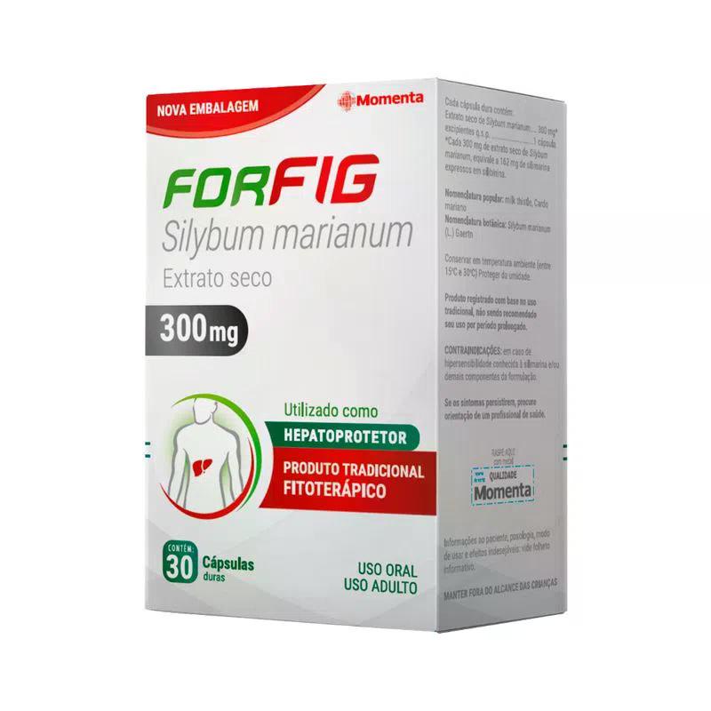 Forfig Silimarina 300mg Com 30 Comprimidos - Hepatoprotetor | Shopee Brasil
