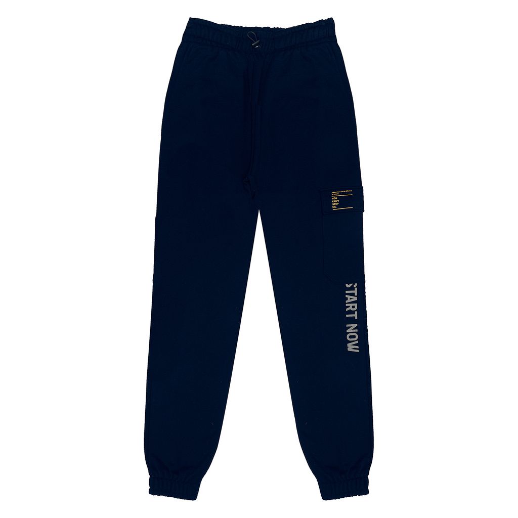 Calça Moletom Juvenil Masculina Rovitex Teen Azul | Shopee Brasil