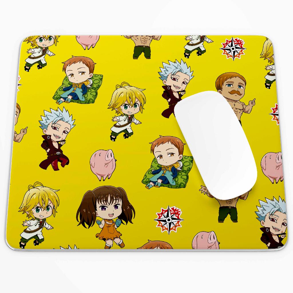 Mouse Pad Nanatsu No Taizai Ban Diane Escanor King Chibi | Shopee Brasil