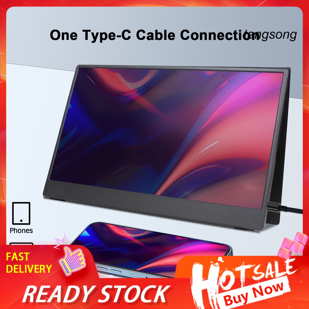 TA-1 Conjunto Monitor Portátil De 13,3 Polegadas 1920x1080 Dual ...