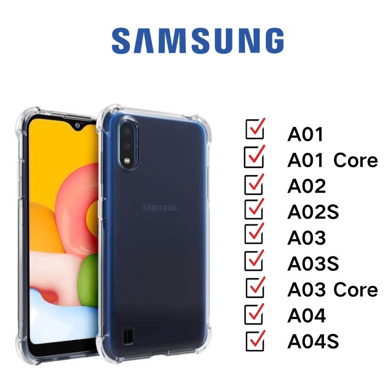 Capa Capinha Tpu Anti Impacto Transparente A Pronta Entrega Samsung Galaxy A01/ A01 Core/ A02 ...