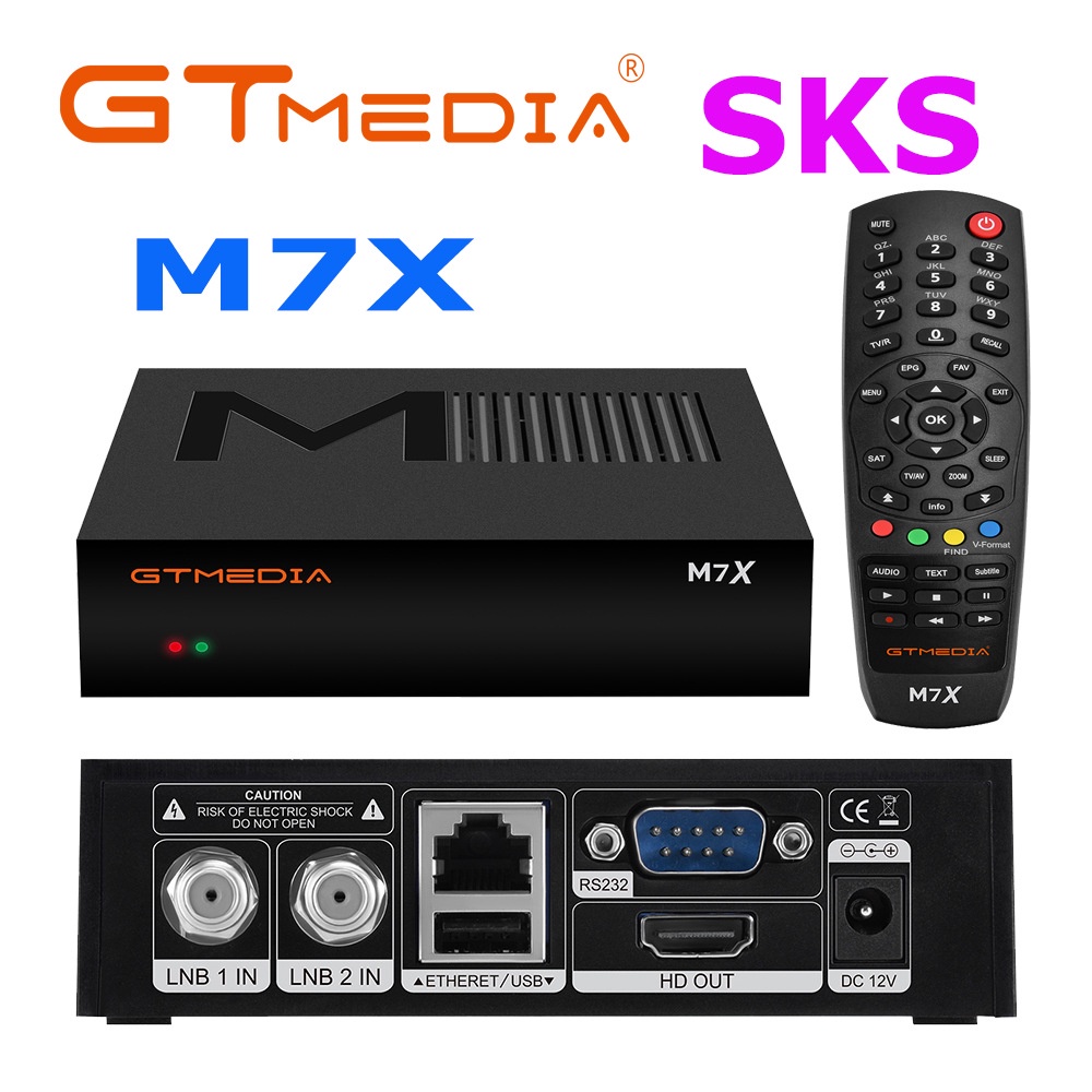 GTmedia M7X SKS HD HEVC embutido com porta Ethernet JT3P | Shopee Brasil