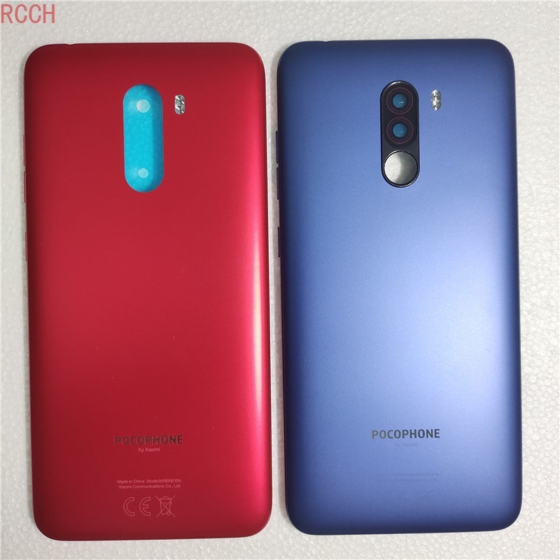 100 % Original Para Xiaomi POCOPHONE F1 Tampa Traseira Da Bateria Porta Painel Caixa Substituir ...