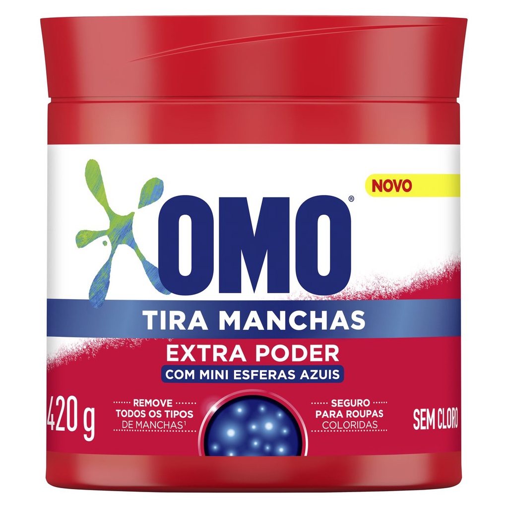 OMO TIRA MANCHAS EXTRA PODER 420G | Shopee Brasil
