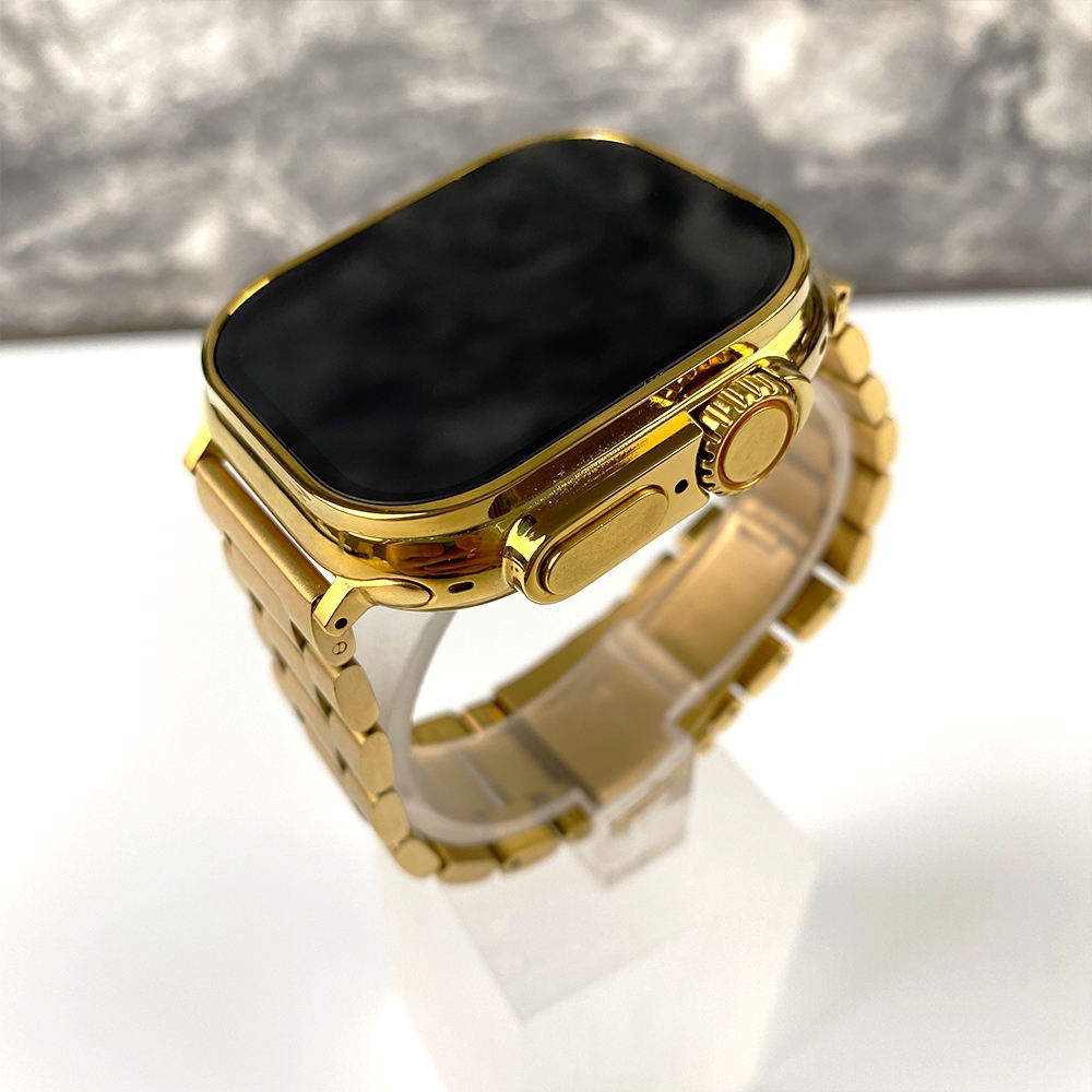 Ultra 9 Max Smartwatch Dourado 24k Series 9 NFC IWO 14 masculino ...