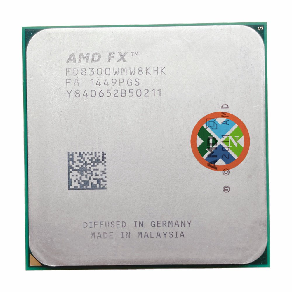 Processador AMD FX-8300 FX 8300 FX8300 3.3 GHz Eight-Core 8M soquete AM3 CPU 95W pacote a granel ...