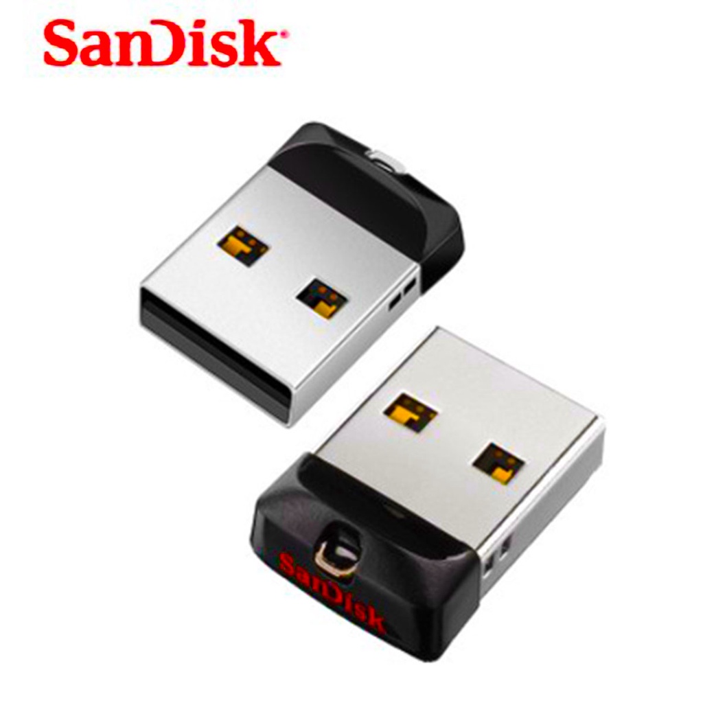 PenDrive SanDisk 100% Original Cruzer Fit CZ33 Flash USB 16GB 32GB 64GB ...