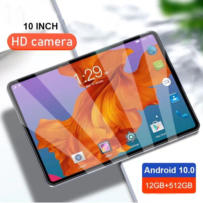 2022 Nova Mesa Galáxia Original 12GB 512GB Android 10 polegadas Tela ...
