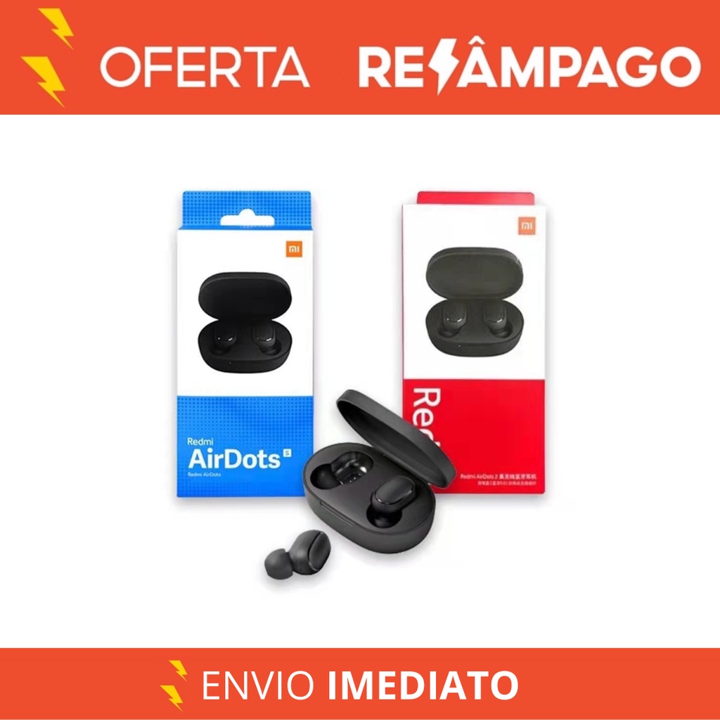 Fone Sem Fio Redmi Airdots Xiaomi TWS Bluetooth | Shopee Brasil