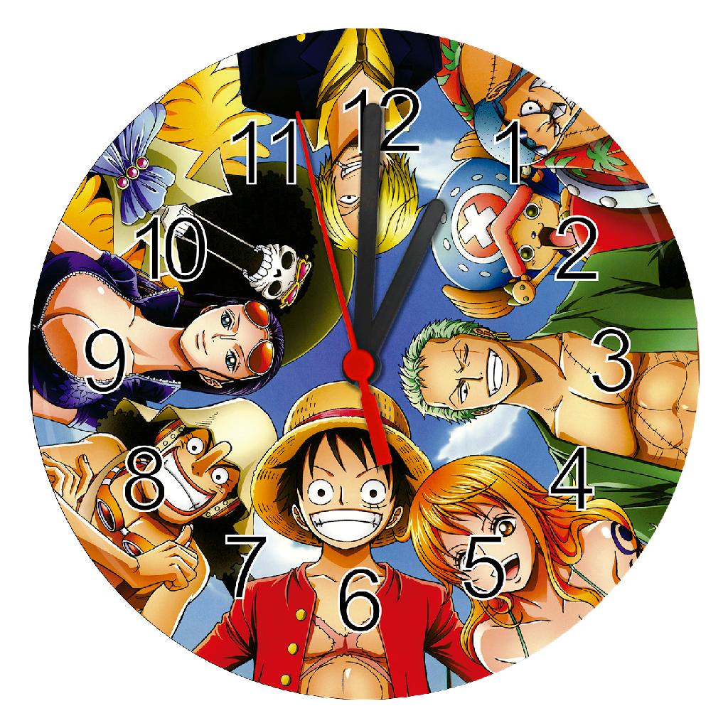 Relógio Decorativo Redonda Mdf One Piece New Word | Shopee Brasil