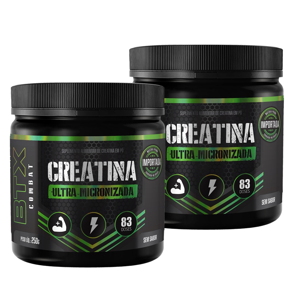 Creatina Monohidratada 500g 100 Pura Btx Combat C Laudo Shopee Brasil