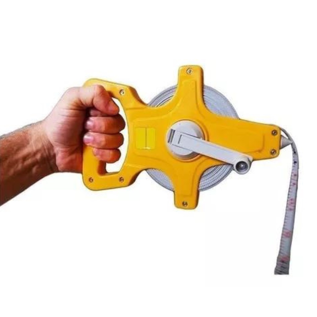 Trena Longa Fibra De Vidro 30m Caixa Aberta Fita Alça Medir | Shopee Brasil