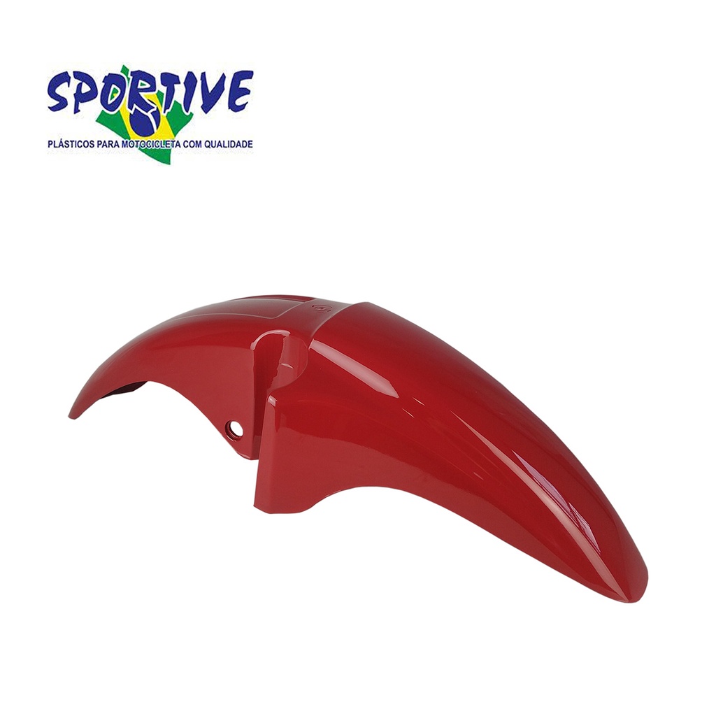 Paralama Dianteiro Honda Titan 150 2004 ATÉ 2008 (sportive) Vermelho 04 ...
