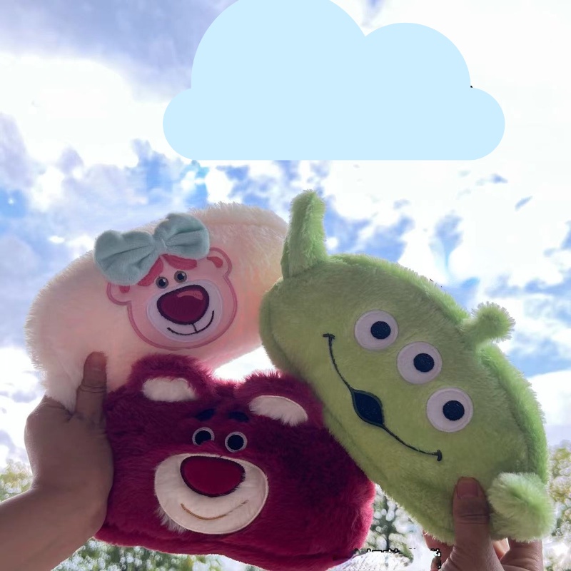 Estojo De Lápis Lotso Fofo De Três Olhos Menino De Grande Capacidade ...