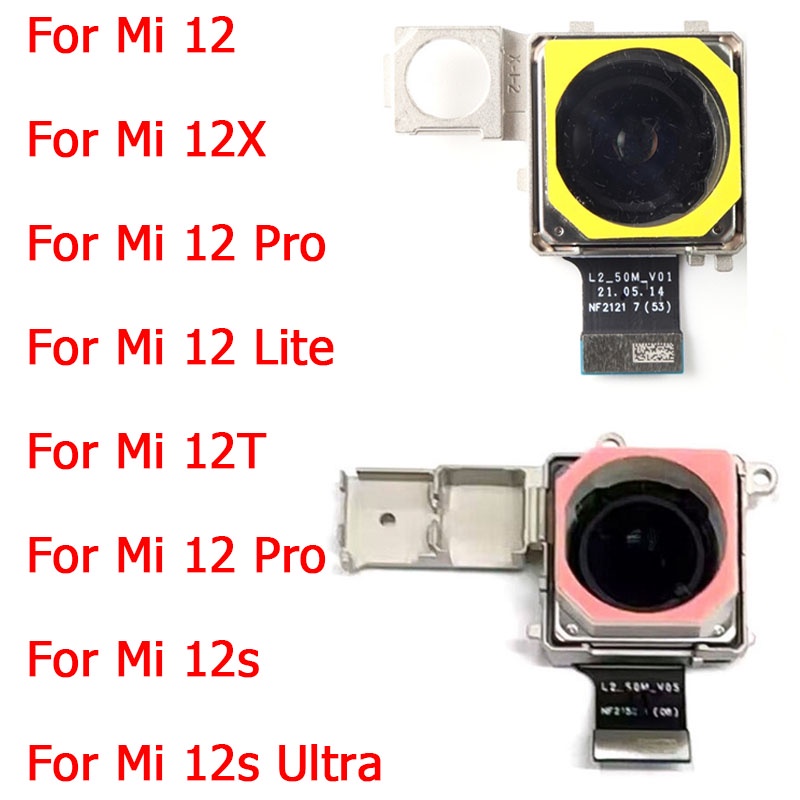 Para Xiaomi 12 12X 12 Pro Lite Câmera Traseira Original 12S Ultra MI12 ...