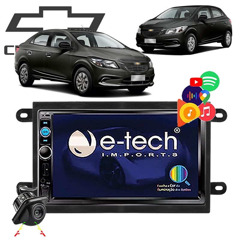 Kit Multimídia +Câmera Chevrolet Onix Prisma Joy 2017 a 2018 | Shopee Brasil