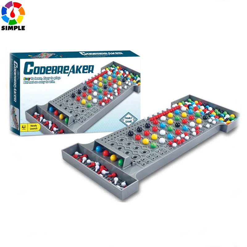 Code Breaking Mastermind Puzzle Family Board Game Toy For Kids Children ...
