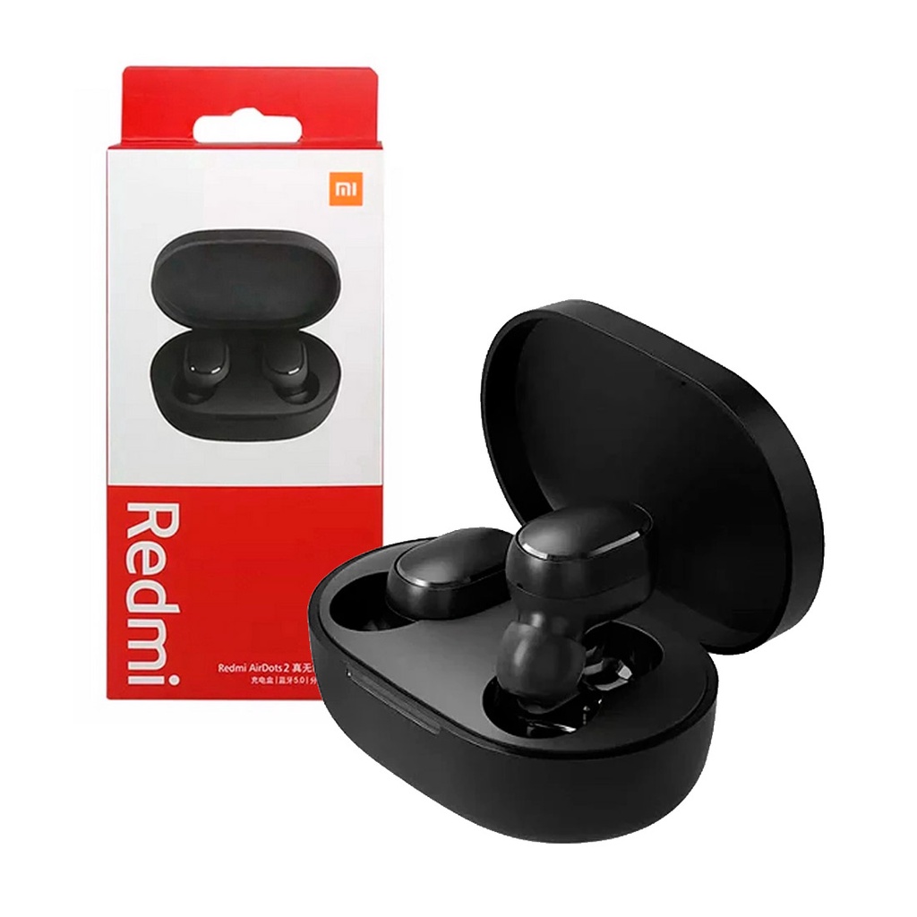 Fone de Ouvido Bluetooth Xiaomi Redmi Air Dots 2 Preto | Shopee Brasil