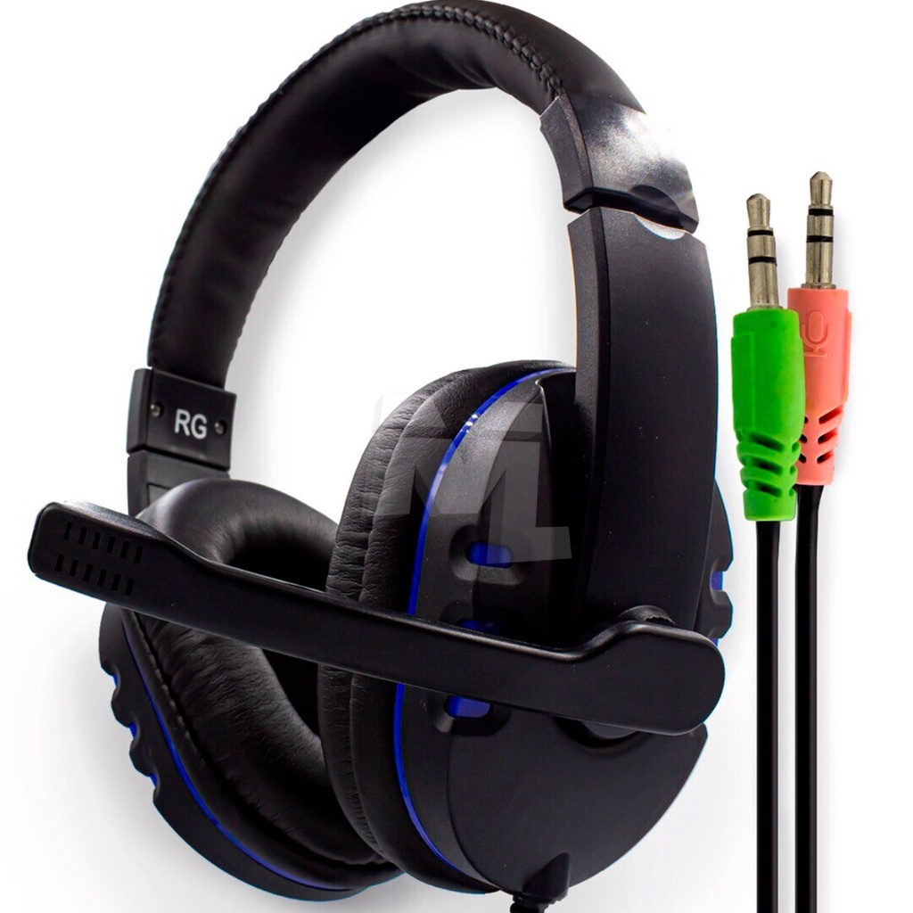 Headset Gamer com Microfone e Conexão P2 | Shopee Brasil