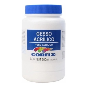 Gesso Acrílico Corfix 500ml | Shopee Brasil