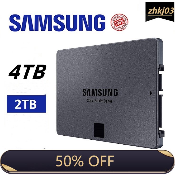 SSD 4TB Samsung 870 QVO 2.5 " SATA (1TB/2TB/4TB)/Unidade De Estado Sólido V-NAND/Até 530 MB/s ...