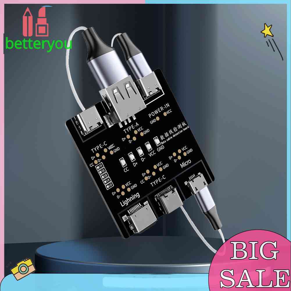 Mini Ferramenta De Diagnóstico De Cabos 6 Em 1 USB Verificador Para ...