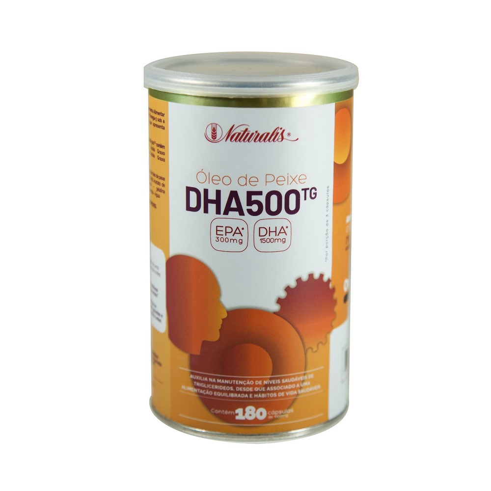 Omega-3 DHA 500 Naturalis 180 Cápsulas | Shopee Brasil
