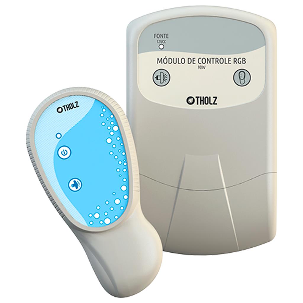 Controlador Tholz para Led de Piscina RGB Modulo Basic 90W | Shopee Brasil