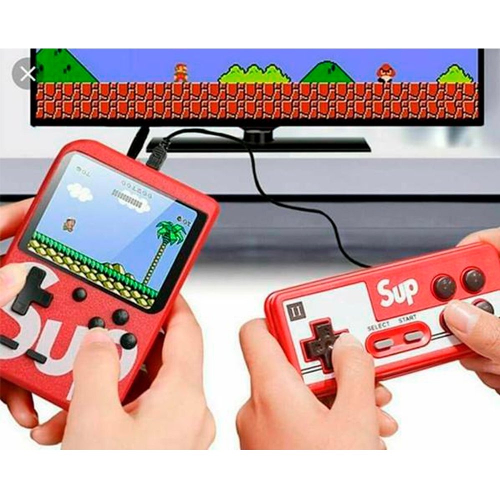 Mini Vídeo Game Retro Clássico 400 Jogos 2 Player C/ Controle para ...