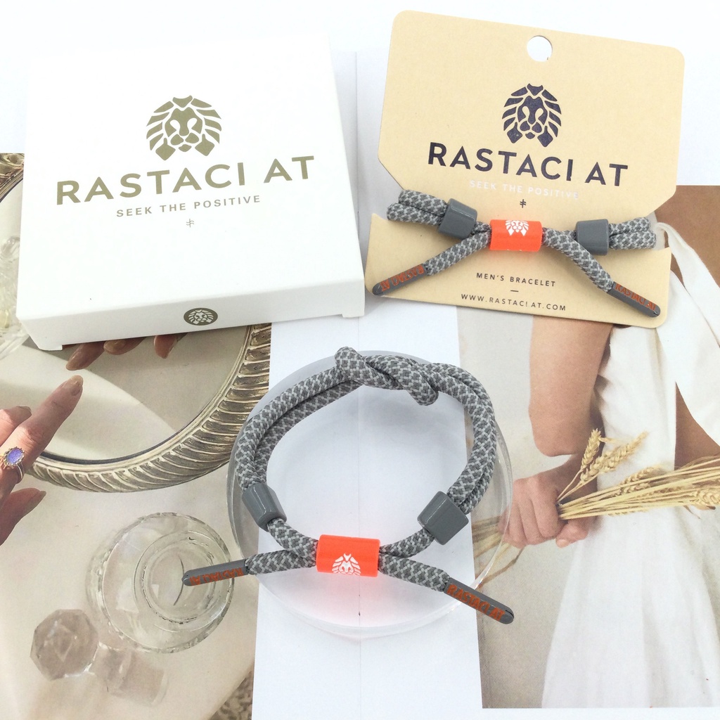 RASTAClAT Pulseira Esportiva Masculina Nó Laranja Yeezy Com Caixa Casal ...