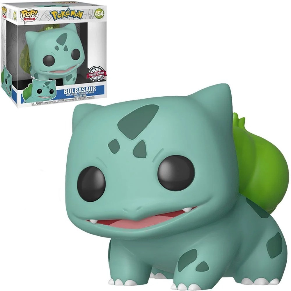 Funko Pop! Pokemon Bulbasaur 454 Exclusivo 10 Polegadas | Shopee Brasil